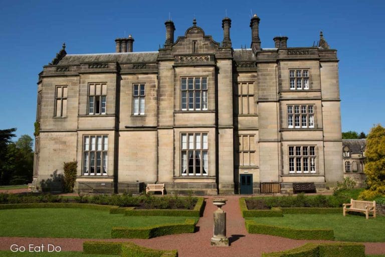 View of Matfen Hall from its Dutch-style garden | Go Eat Do