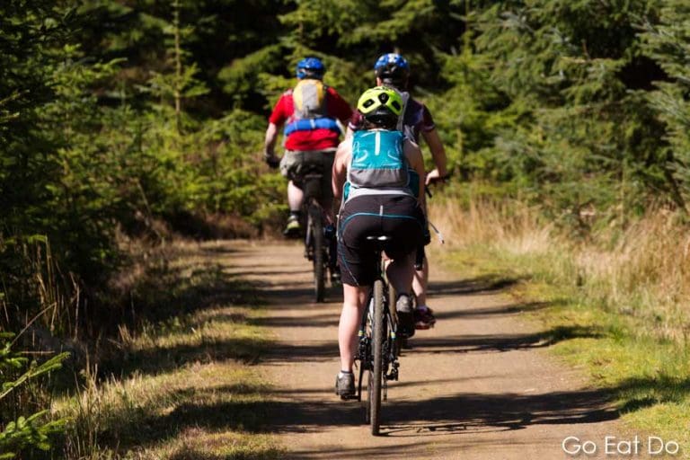People cycling in the British countryside | Go Eat Do