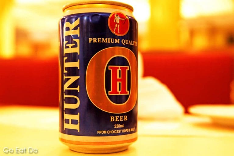 Australian? No this is a can of Hunter beer, in Bangladesh | Go Eat Do