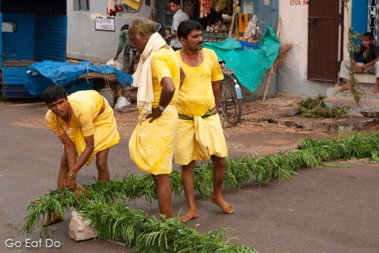 Fire walking festival in Bangalore, India | Go Eat Do