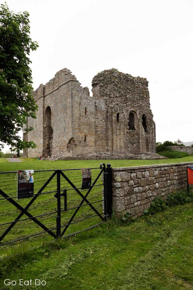 Bowes Castle, an English Heritage-managed ancient monument, in the ...