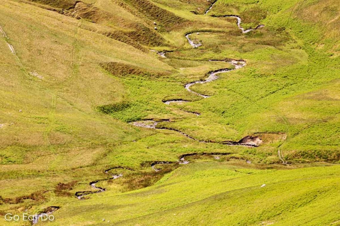 Meandering stream in the Yorkshire Dales National Park | Go Eat Do