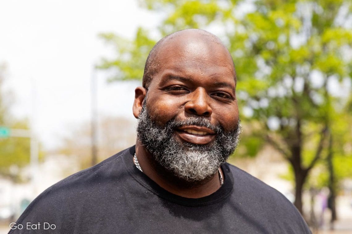 Chef Dwayne Thompson, the creator of Big Daddy Sauces and operator of a ...