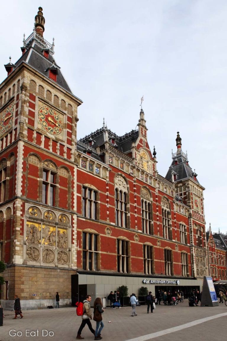 Amsterdam Centraal Stations is a hub for NS International rail services ...