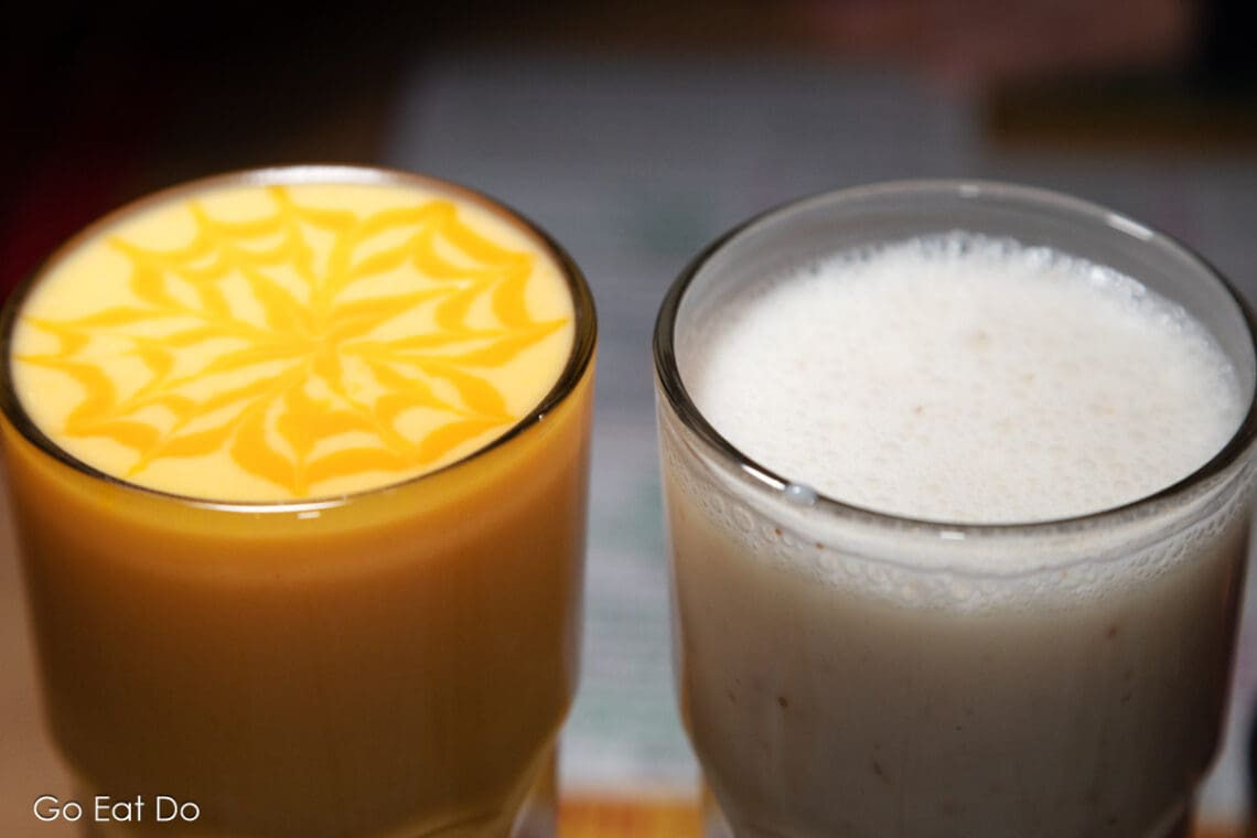 Mango Lassi and Sweet Badam Lassi at Dosa Kitchen at arguably the best ...